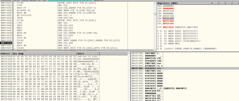 Analysis of CVE-2017-11882 Exploit in the Wild