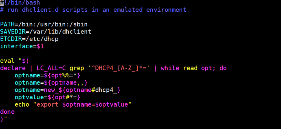 Analysis of the DHCP Client Script Code Execution Vulnerability (CVE-2018-1111)
