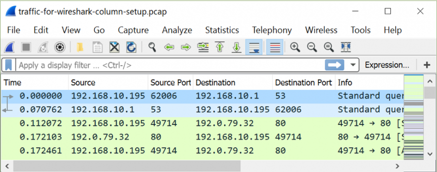Wireshark Tutorial: Changing Your Column Display