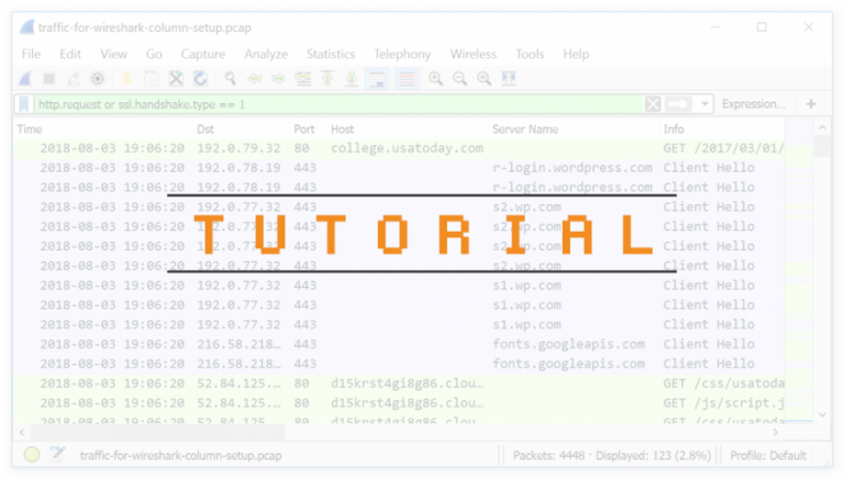Wireshark Tutorial: Decrypting HTTPS Traffic (Includes SSL and TLS)