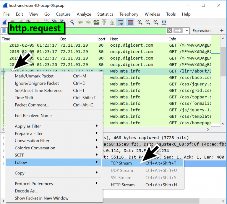 Wireshark Tutorial: Identifying Hosts and Users