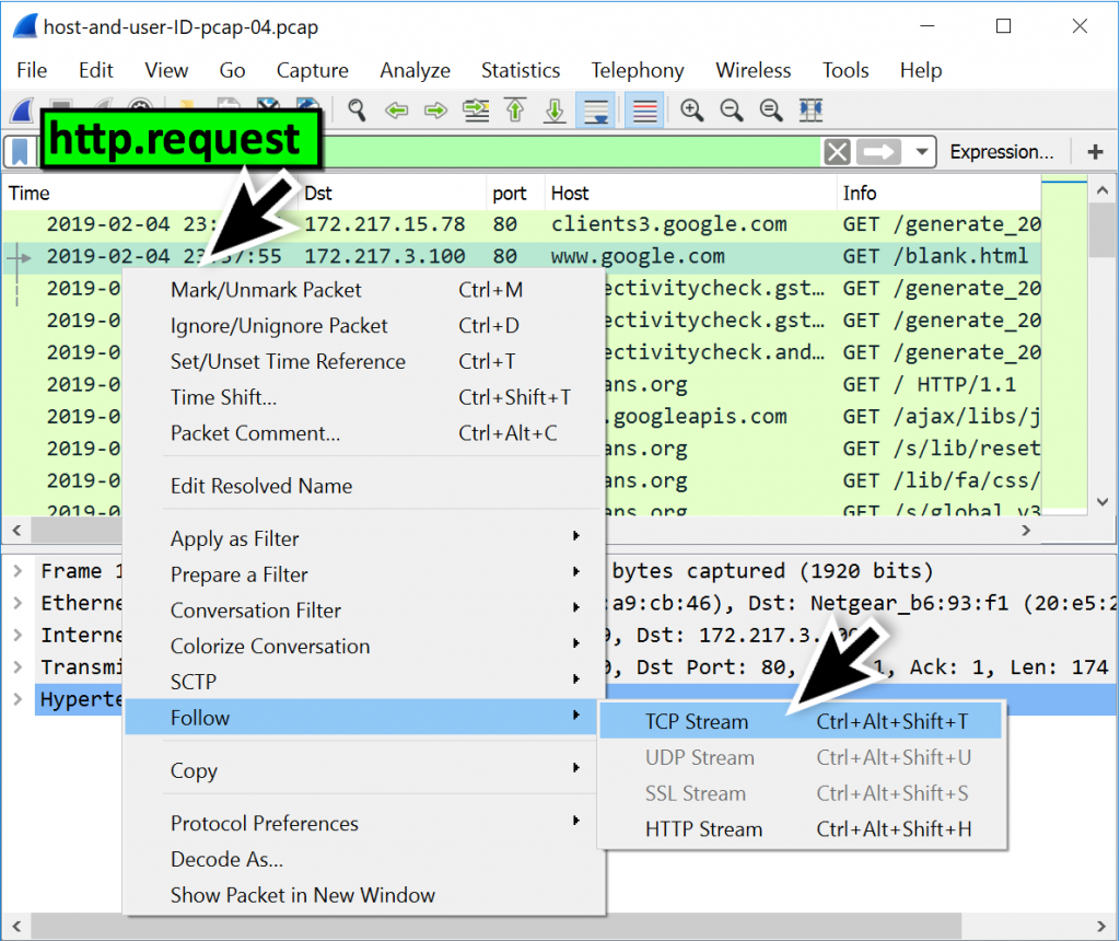 Wireshark Tutorial: Identifying Hosts and Users