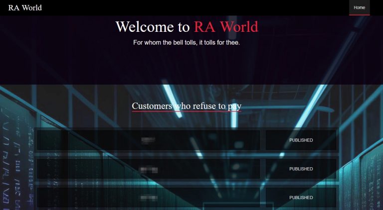 From RA Group to RA World: Evolution of a Ransomware Group
