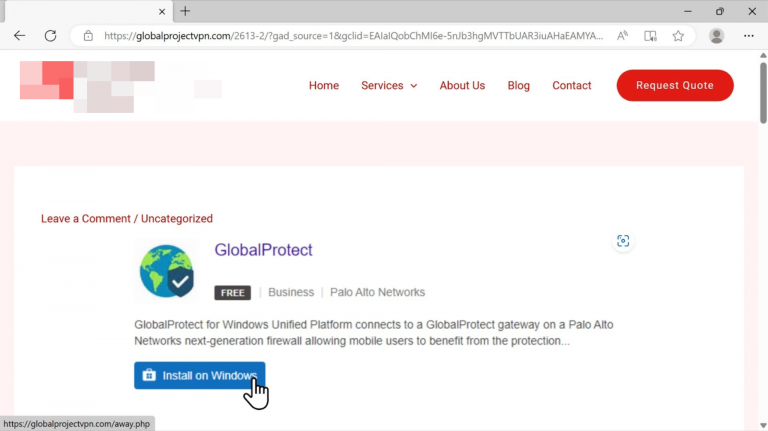 Spoofed GlobalProtect Used to Deliver Unique WikiLoader Variant