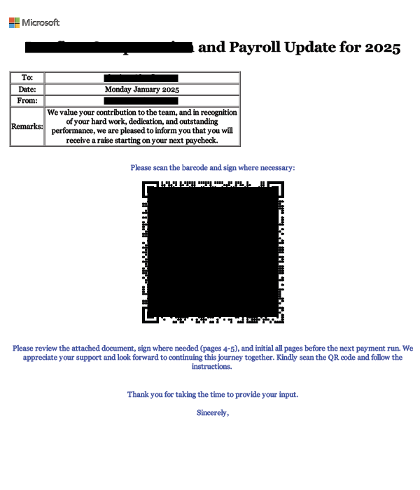 Evolution of Sophisticated Phishing Tactics: The QR Code Phenomenon