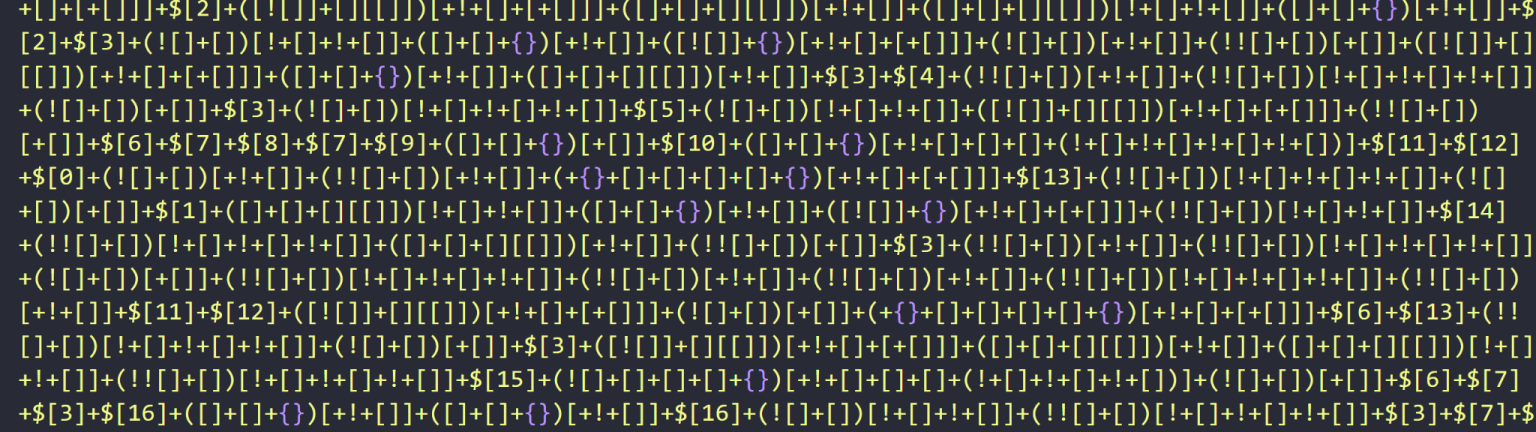 JSFireTruck: Exploring Malicious JavaScript Using JSF*ck as an Obfuscation Technique